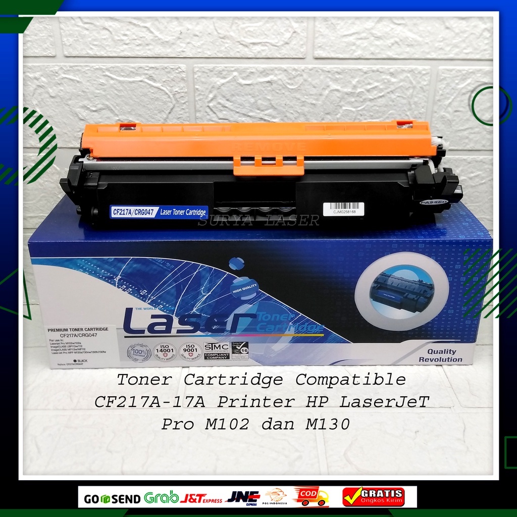 Jual Toner Cartridge Compatible CF217A-17A Printer HP LaserJet Pro M102 ...