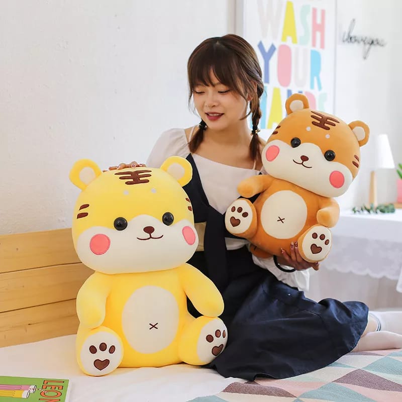 Jual Boneka Macan Duduk Lucu Bahan Halus Lembut Hadiah Ulang Tahun Anak ...