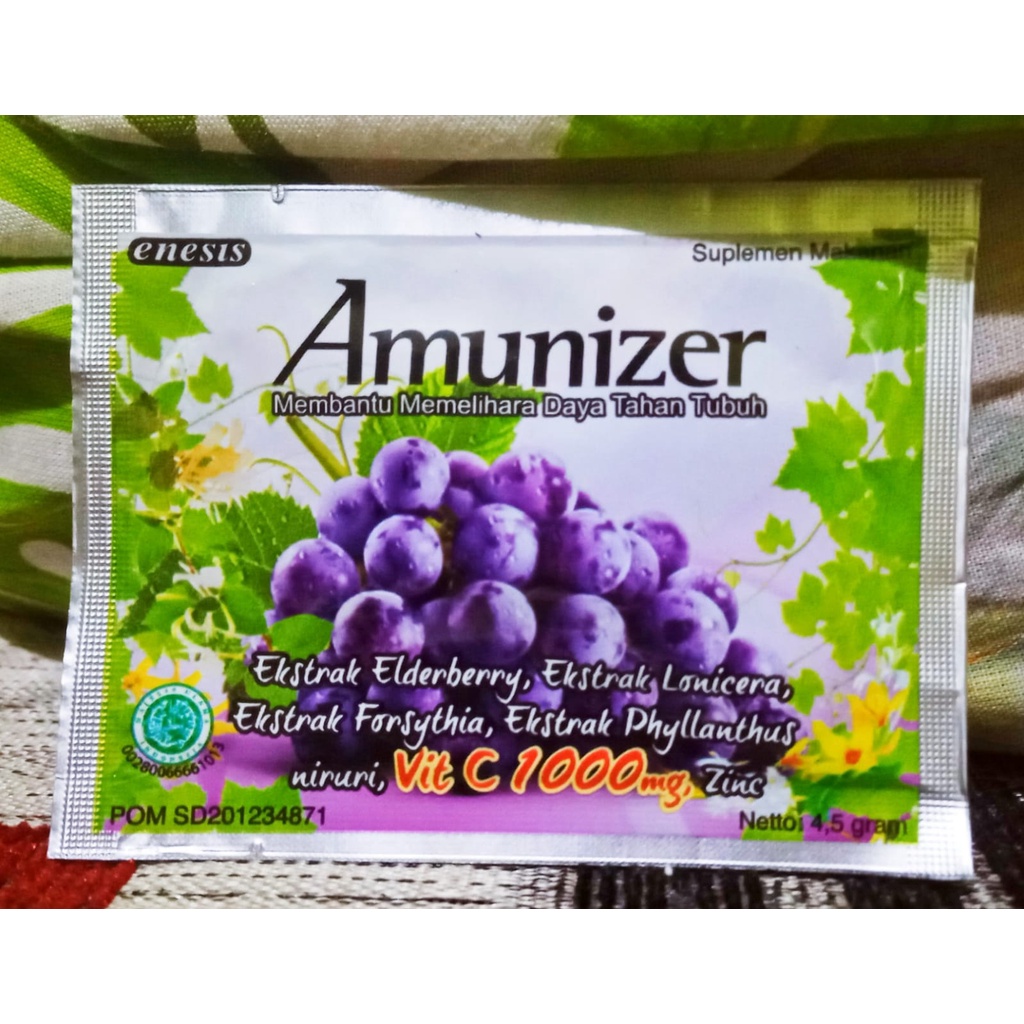 Jual AMUNIZER VIT C 1000mg Sachet | Shopee Indonesia
