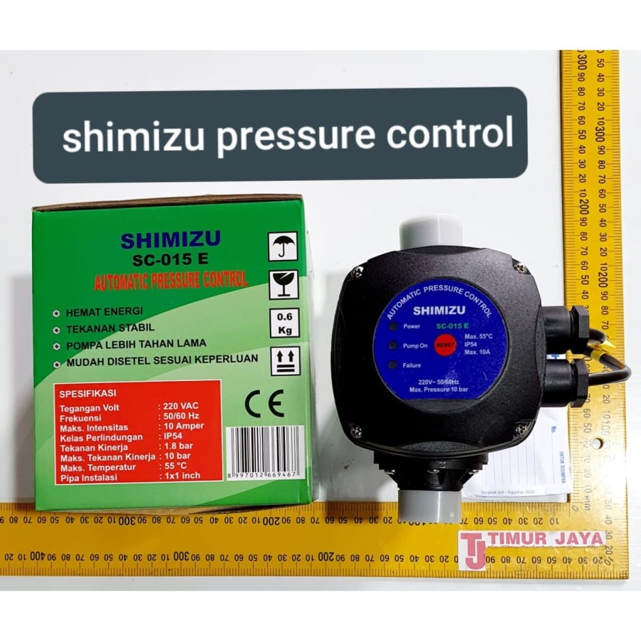 Jual Otomatis Pompa Booster Automatic Pressure Control Shimizu SC-015 E | Shopee Indonesia