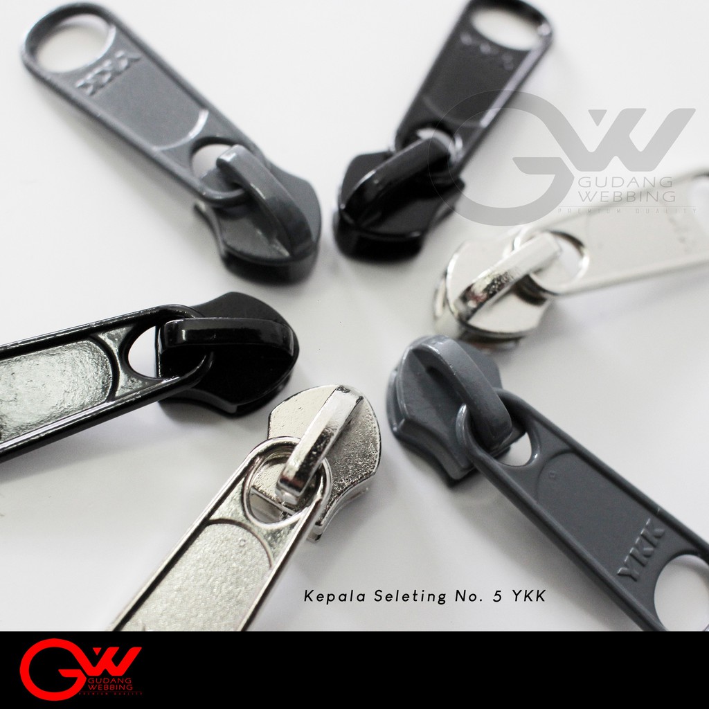 Jual ( ECERAN ) YKK KEPALA SELETING LAMA N0 5 | COIL HEAD ZIPPER ...