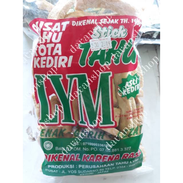 Jual STIK TAHU LYM ASLI KEDIRI | Shopee Indonesia