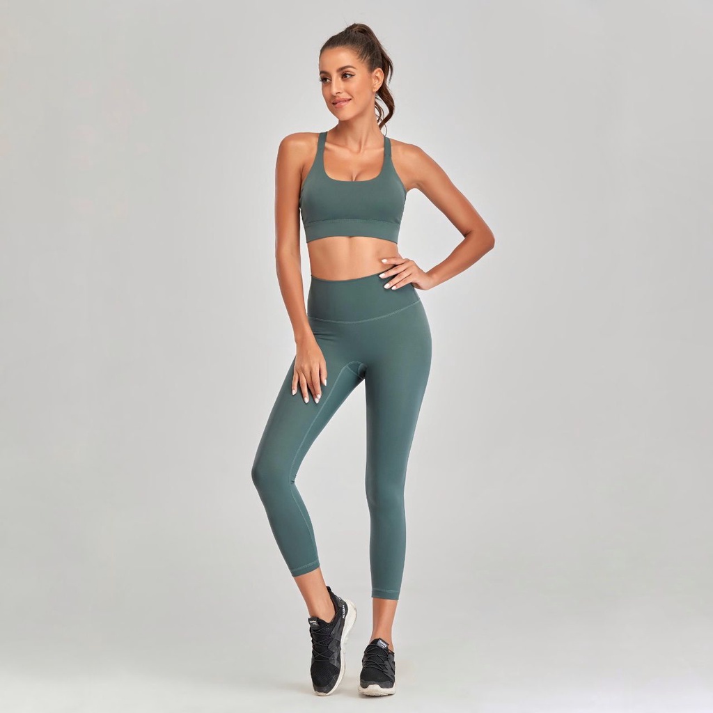 Jual DERLA - PREMIUM ARYA SPORTS SET (SPORTS BRA + PANTS) YOGA ...