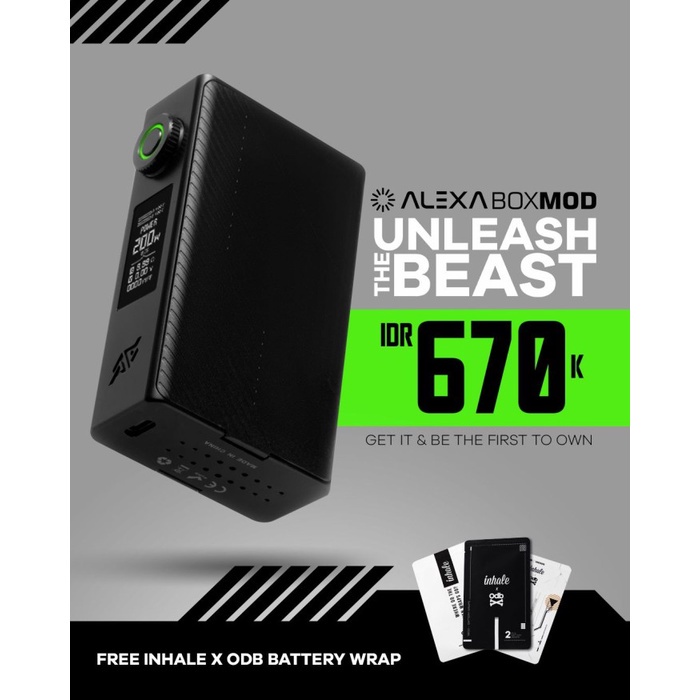Jual ALEXA BOX MOD 200W AUTHENTIC BY ALEXA | Shopee Indonesia