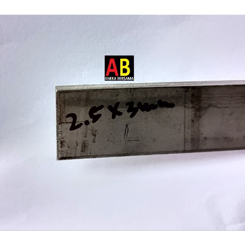 Jual Plat Strip Stainless Steel Dof 2B Lebar 2.5cm Tebal 3mm 122cm ...