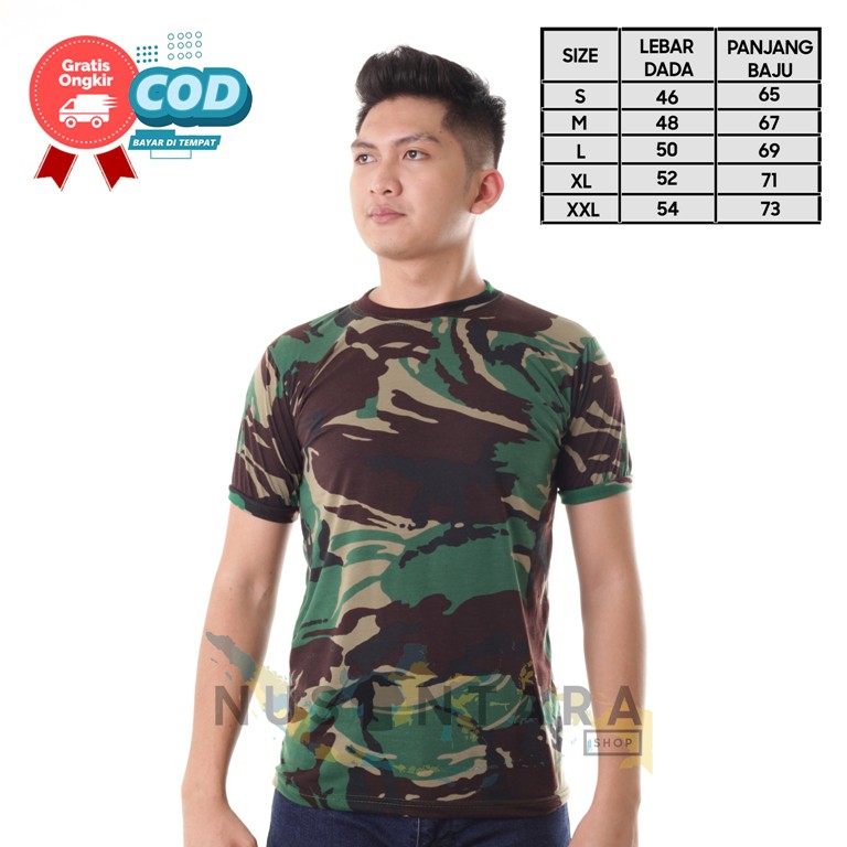 Jual Tni Loreng Tentara Kaos Doreng Tni Katun Double Malvinas Baju Tni Seragam Tni AD AU AL ...