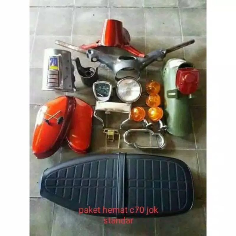 Jual Promo Paket Hemat Honda C70 C50 Pispot Jok Standart C70 Body Set ...