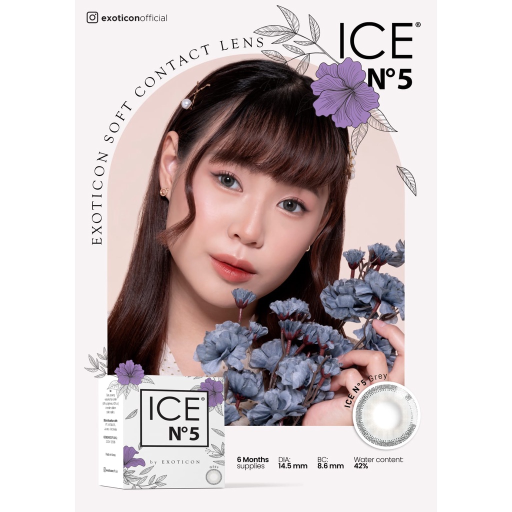 Jual Softlen/ Softlens/ Soflen ICE No5 N5 Exoticon Korea | Shopee Indonesia