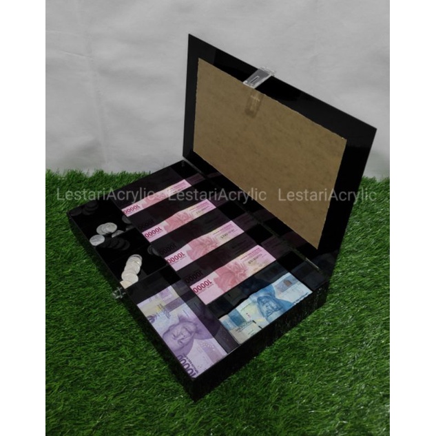 Jual kotak unag / tempat penyimpanan uang laci kasir | Shopee Indonesia