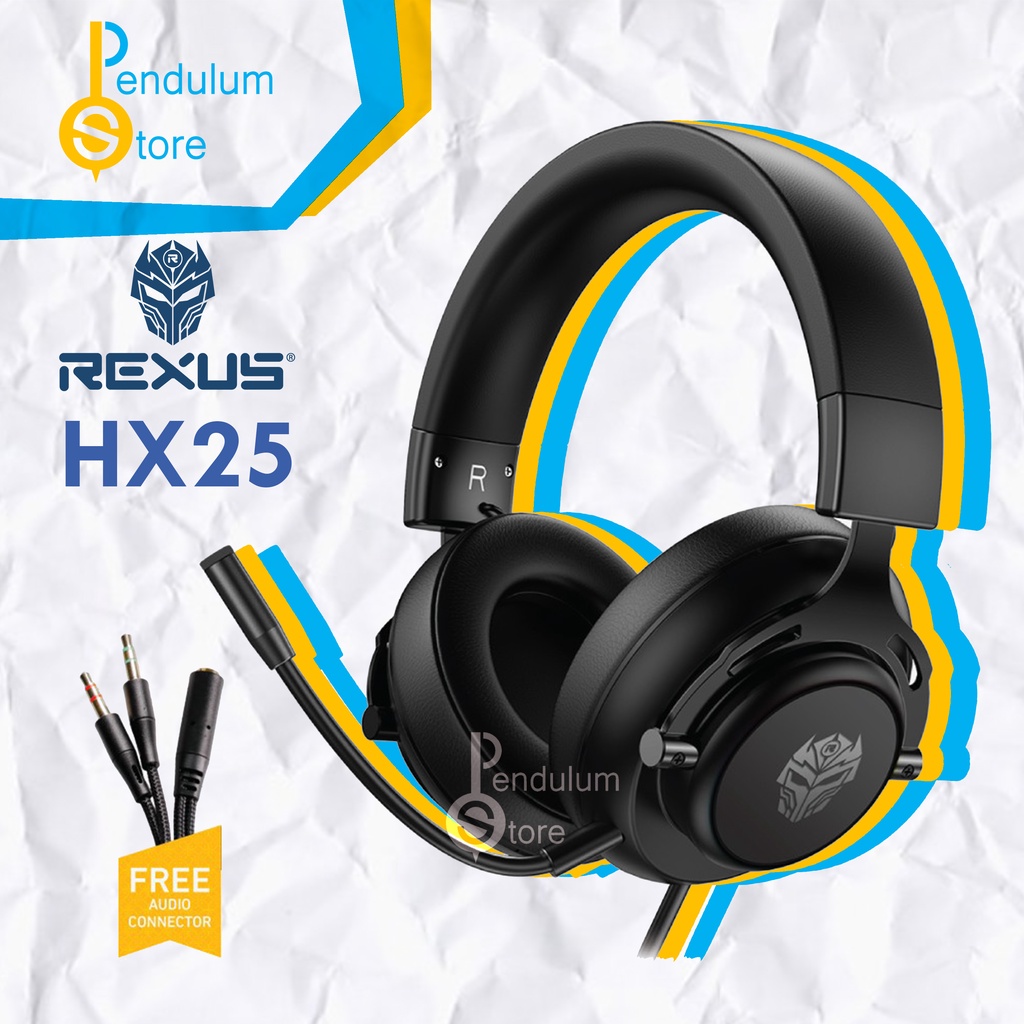 Jual Rexus Headset Gaming Thundervox Stream HX25 With Microphone Free ...