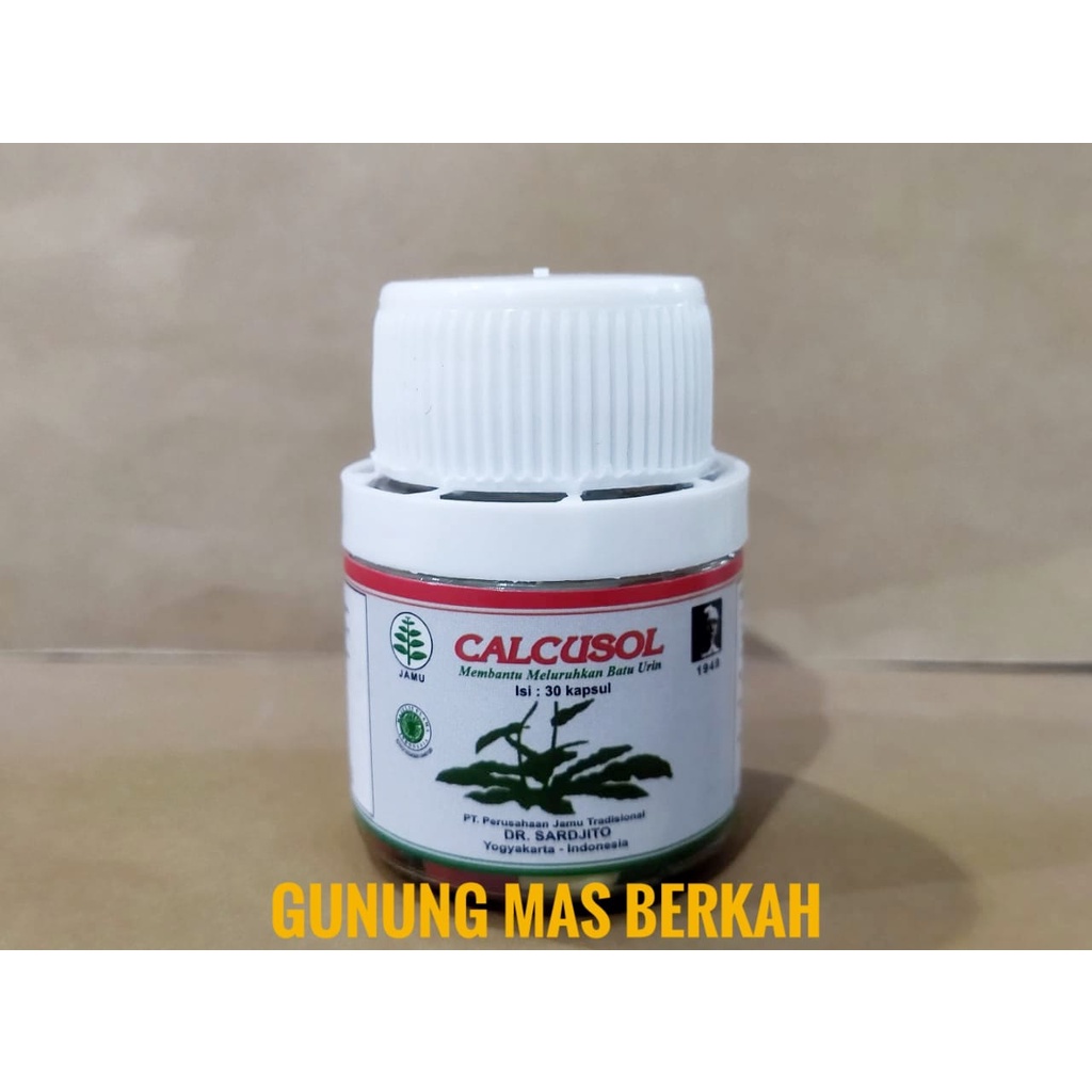 Jual CALCUSOL 30 KAPSUL - Membantu meluruhkan batu ginjal | Shopee ...