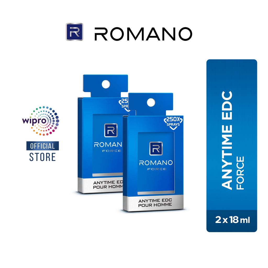 Jual Romano Force Anytime Eau de Cologne 2 x 18 mL | Shopee Indonesia