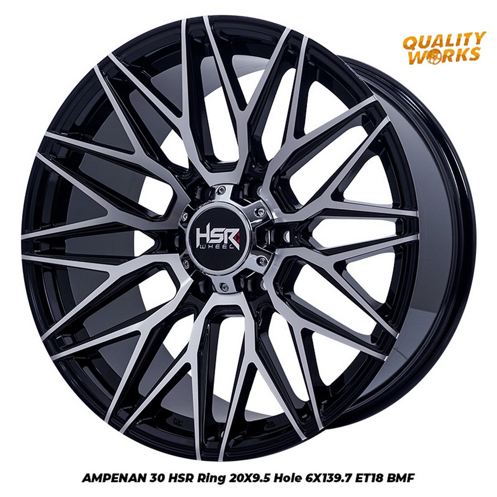 Jual velg ring 20 hsr ampena - velg mobil r20 untuk pajero fortuner hilux | Shopee Indonesia