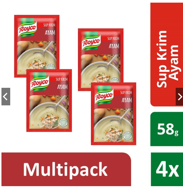 Jual Royco Cream of Chicken Multi Pack 4pcs | Shopee Indonesia