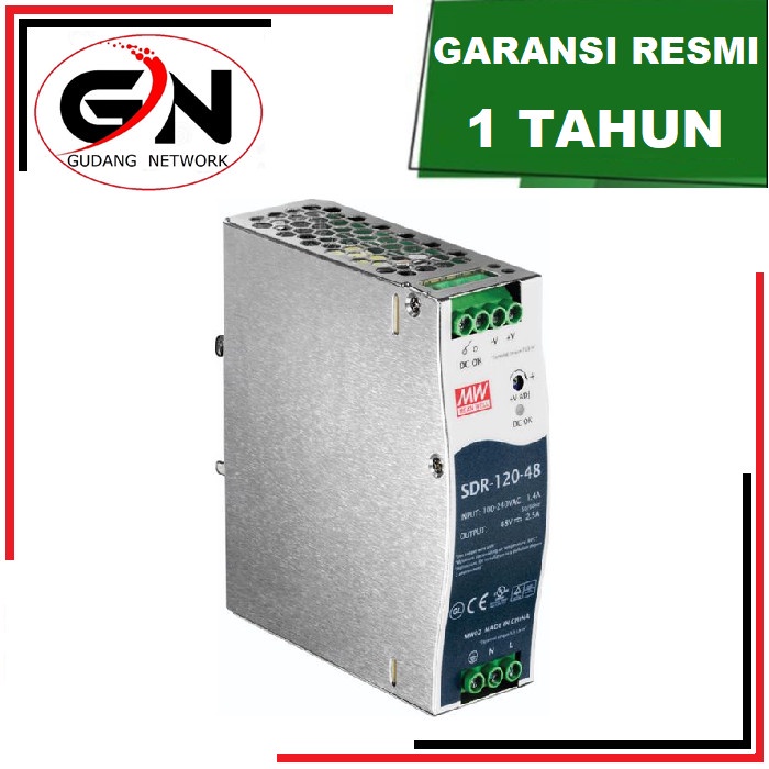 Jual Trendnet TI-S12048 Power Supply Din-Rail / PSU-120W-48A / 48V ...