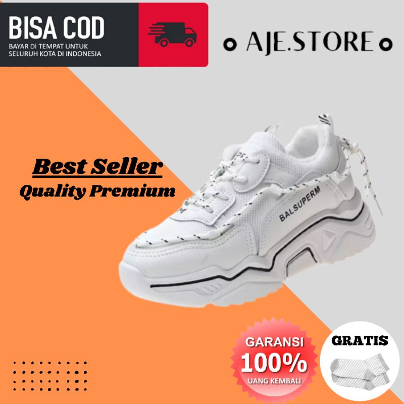Jual Sepatu Sneakers Wanita Kets Casual Hangout Sneaker Cewek Olahraga ...
