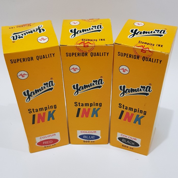 Jual Tinta Stempel Yamura 500 ml Biru dan Hitam Stamp Ink | Shopee ...