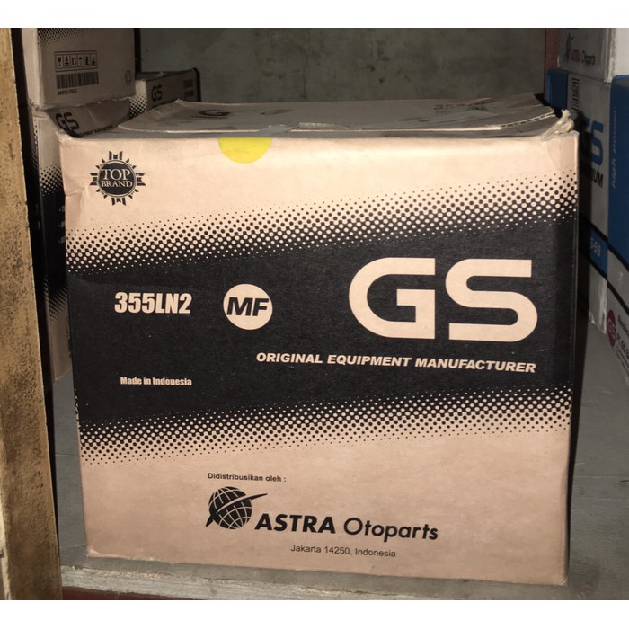 Jual AKI / ACCU KERING GS MF 355LN2 Original Innova Reborn, New Fortuner | Shopee Indonesia