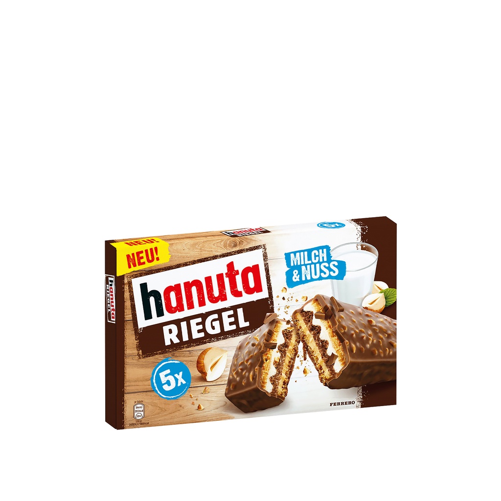 Jual Ferrero Hanuta Riegel Wafer with Choco Hazelnut [172.5 gr ...