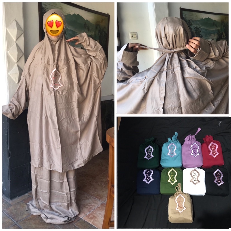 Jual mukena ABH TEROMPAH HADRAMAUT atas bawah mukenah penggalan ...