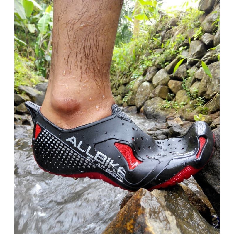 Jual SEPATU KARET SEPEDA MOTOR ALLBIKE AP BOOTS ORIGINAL ALL SIZE PRIA ...