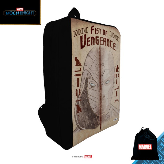 Jual Marvel Laptop Backpack Rectangle Bag Moon Knight / Tas Laptop ...