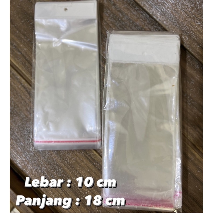 Jual PLASTIK OPP SEAL 10x18CM LEM LUBANG PLONG PACKAGING PERLIS MASKER 100PCS | Shopee Indonesia