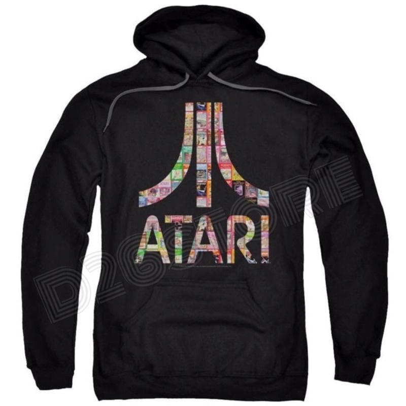 Jual Sweater Hoodie Atari Box Art games Classic Retro video game logo ...