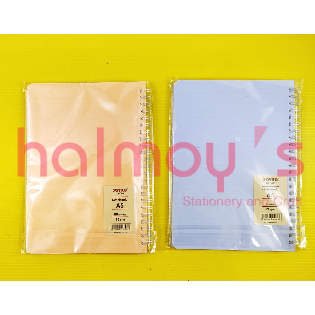 Jual NOTEBOOK / NOTES / BUKU CATATAN JOYKO NB - 680 RULED ( A5 / 60 ...