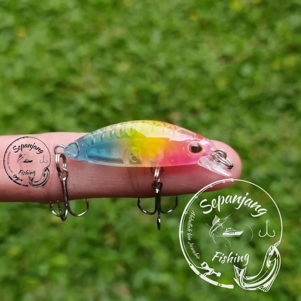 Jual Super Mini Minnow UL ~ Micro Minnow 4 cm / 2,2 gram ~ sinking ~ Ultraligh minnow ~ mancing ...