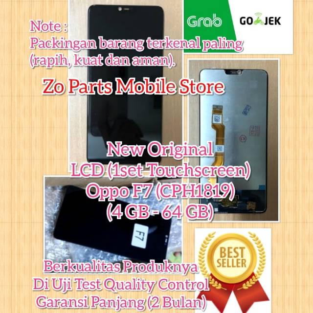 Jual LCD 1set Touchscreen Oppo F7 (CPH1819) (RAM 4 GB/Internal ROM 64 ...
