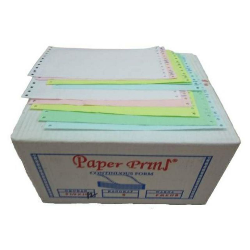 Jual Kertas komputer continuous form 5ply rangkap 5 9.5x11" paper prins ...