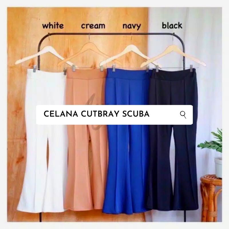 Jual CELANA CUTBRAY SCUBA (FREE MASKER KAIN BATIK) | Shopee Indonesia