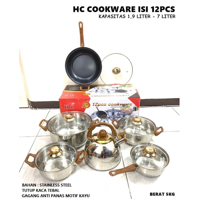 Jual HC Cookware Set / Acc Dapur Set | Shopee Indonesia
