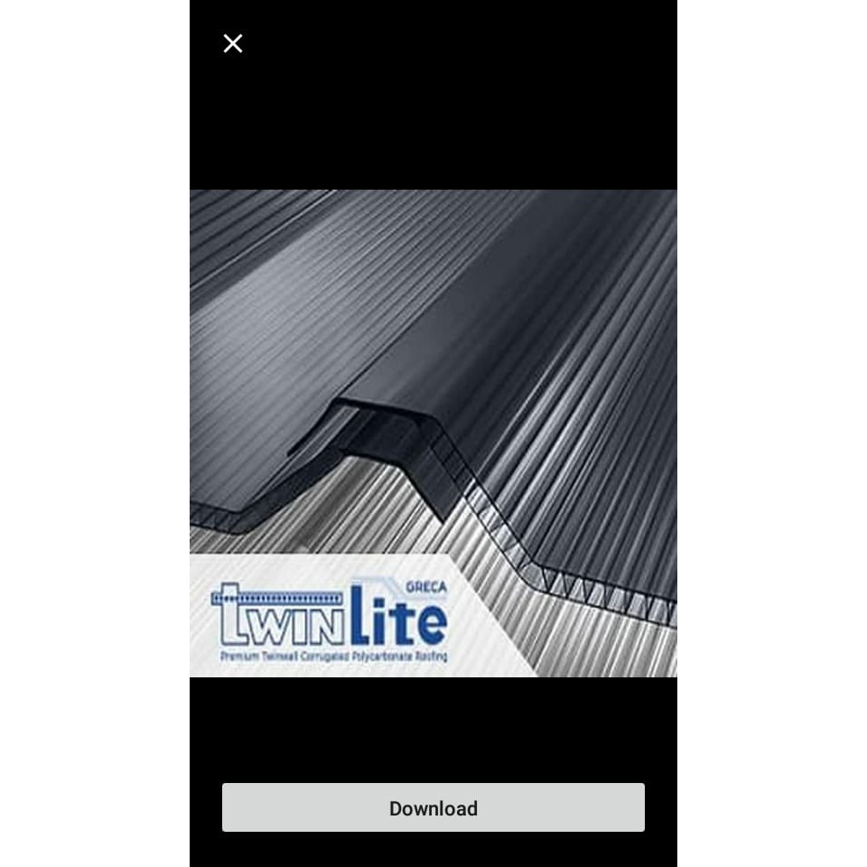 Jual Atap Gelombang Polycarbonate TWINLITE GRECA 6mm | Shopee Indonesia