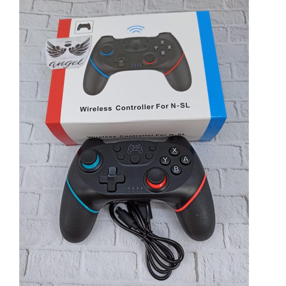 Jual STICK WIRELESS PRO CONTROLLER FOR NINTENDO SWITCH V1 V2 OLED & PC ...