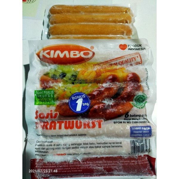 Jual Kimbo Sosis Bratwurst jumbo 500gr | Shopee Indonesia