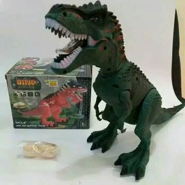 Jual Mainan dinosaurus bertelur mainan dino tyrex dinosaurus tirex ...