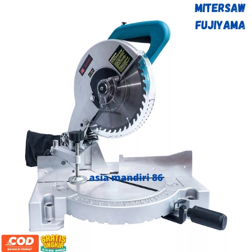 Jual Mesin Potong Alumunium Kayu Miter Saw 10 inch FUJIYAMA LS2040 | Shopee Indonesia