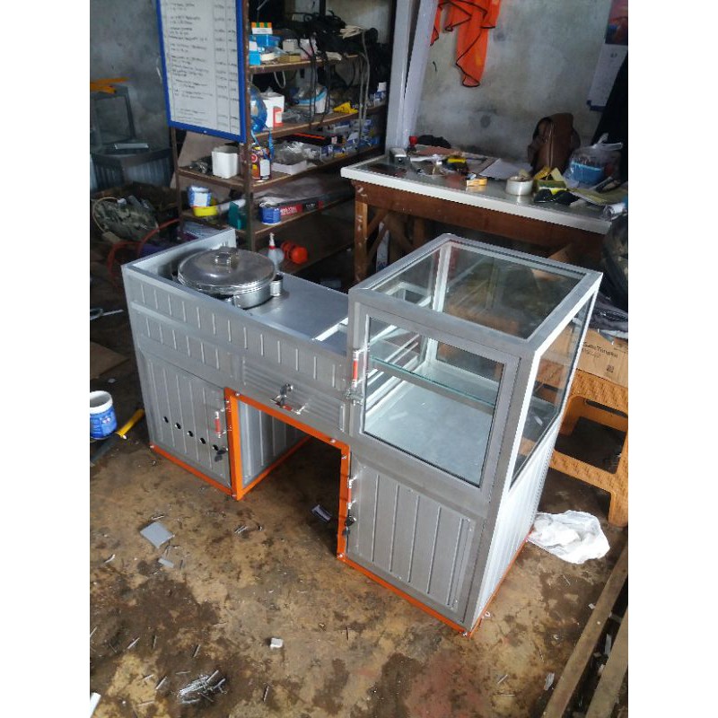 Jual Rombong Pentol/Bakso Sepeda Motor Rangka Besi Bagian Bawah By CV. RAJAKARYA 2 | Shopee ...