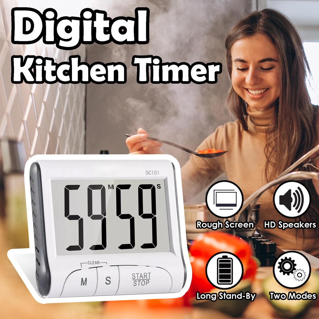 Jual Timer Masak Digital Dengan Tampilan Angka Besar - Timer Dapur ...