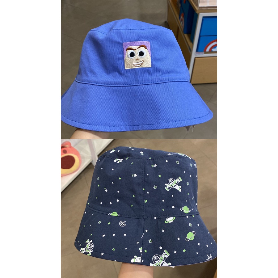 Jual MINISO X TOY STORY Bucket hat double side / baseball hat toy story ...