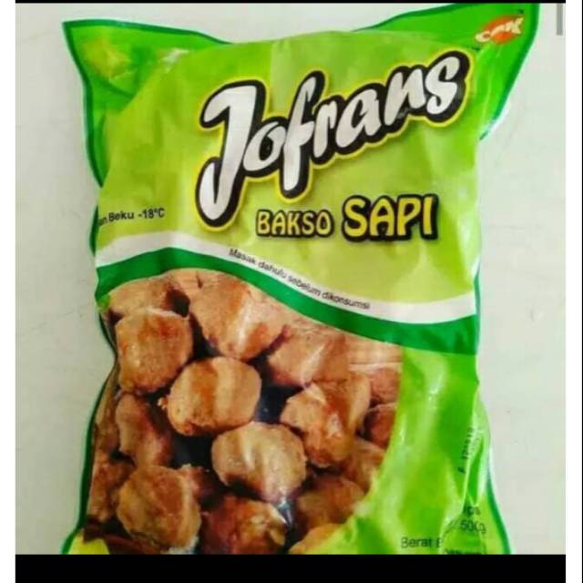 Jual Jofrans bakso sapi 500gr isi 50s | Shopee Indonesia