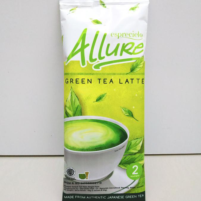 Jual Teh Hijau Allure Green Tea Matcha Latte Esprecielo Authentic Japanese | Shopee Indonesia