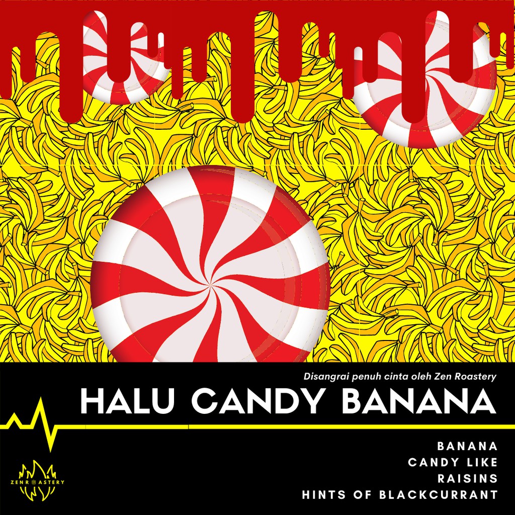 Jual Kopi Halu Candy Banana Arabika 200gr Zen Roastery | Shopee Indonesia