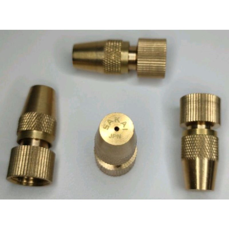 Jual NOZLE/ NOZZLE/ SPUYER SPREAYER SPREYER ELEKTRIK KUNINGAN 1 LOBANG ...