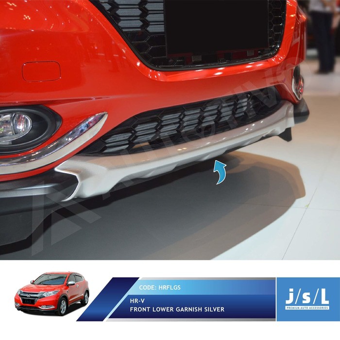 Jual HRV Aksesoris JSL Front Lower Garnish Skid Plate Bumper Bemper ...