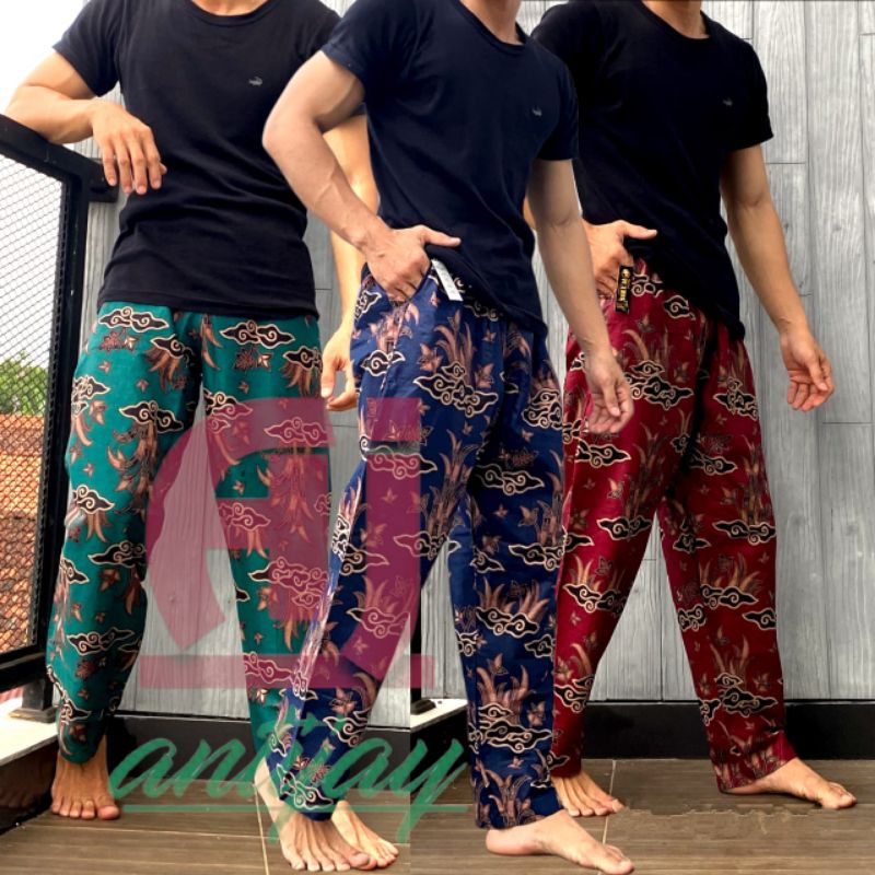 Jual Kolor boim celana batik santai harian panjang ukuran pria wanita ...