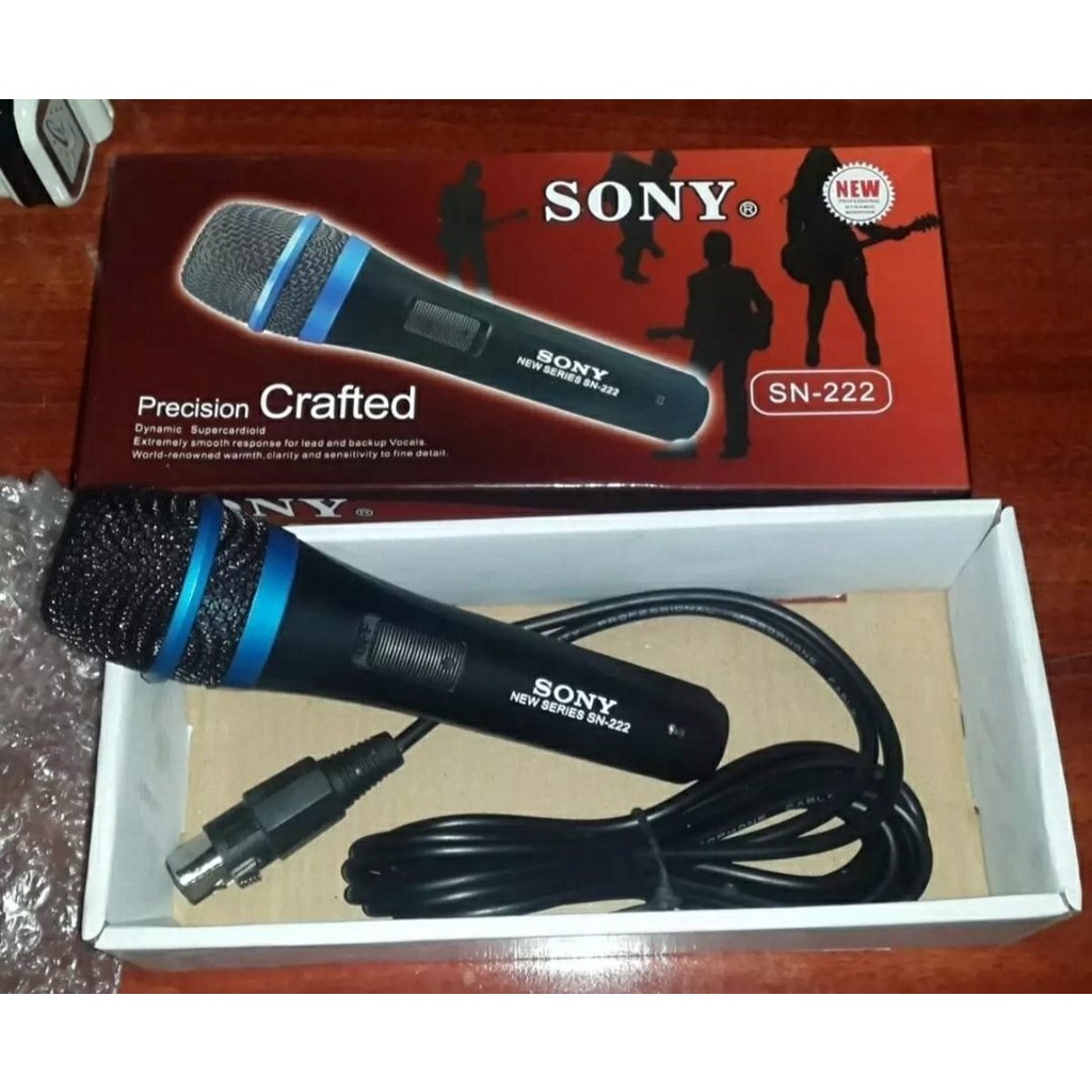 Jual Sony Professional Dynamic Microphone Untuk Vocal/Karaoke SN-222A ...