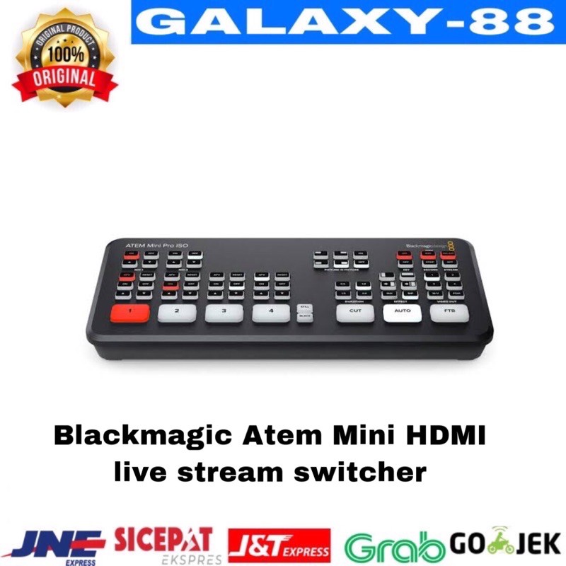 Jual ATEM MINI HDMI LIVE STREAM SWITCHER BLACKMAGIC 4 CHANNEL STREAMING | Shopee Indonesia